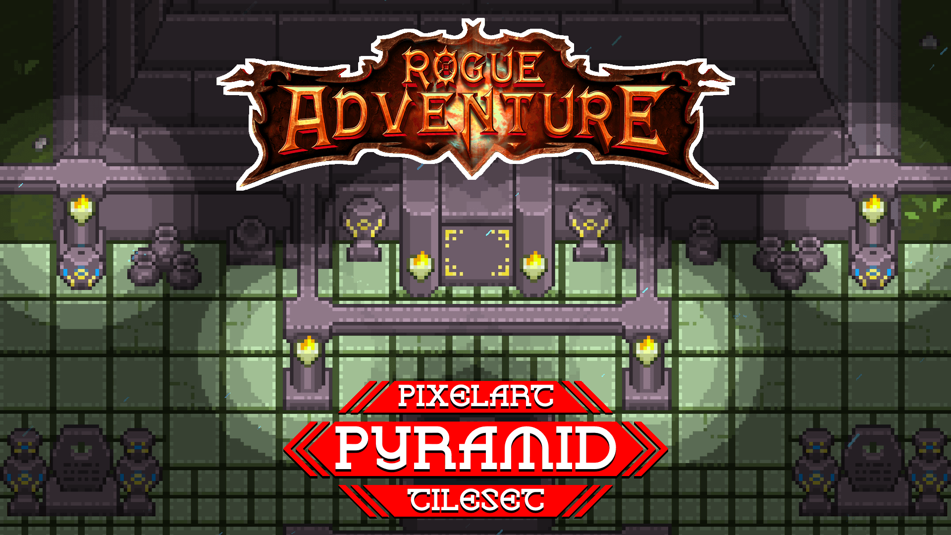 Rogue Adventure Pyramid - a premium asset pack to build games with GDevelop. | GDevelop